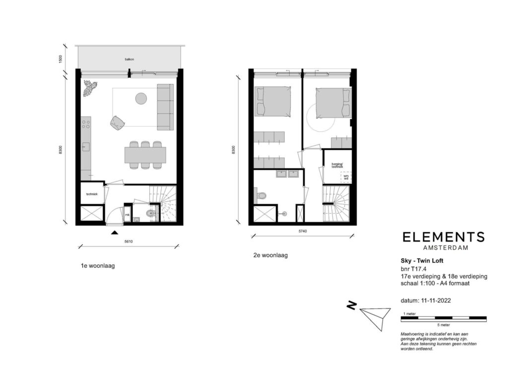 Te koop: Bouwnummer T 17.4, Elements | Sky Twin loft, Amsterdam ...